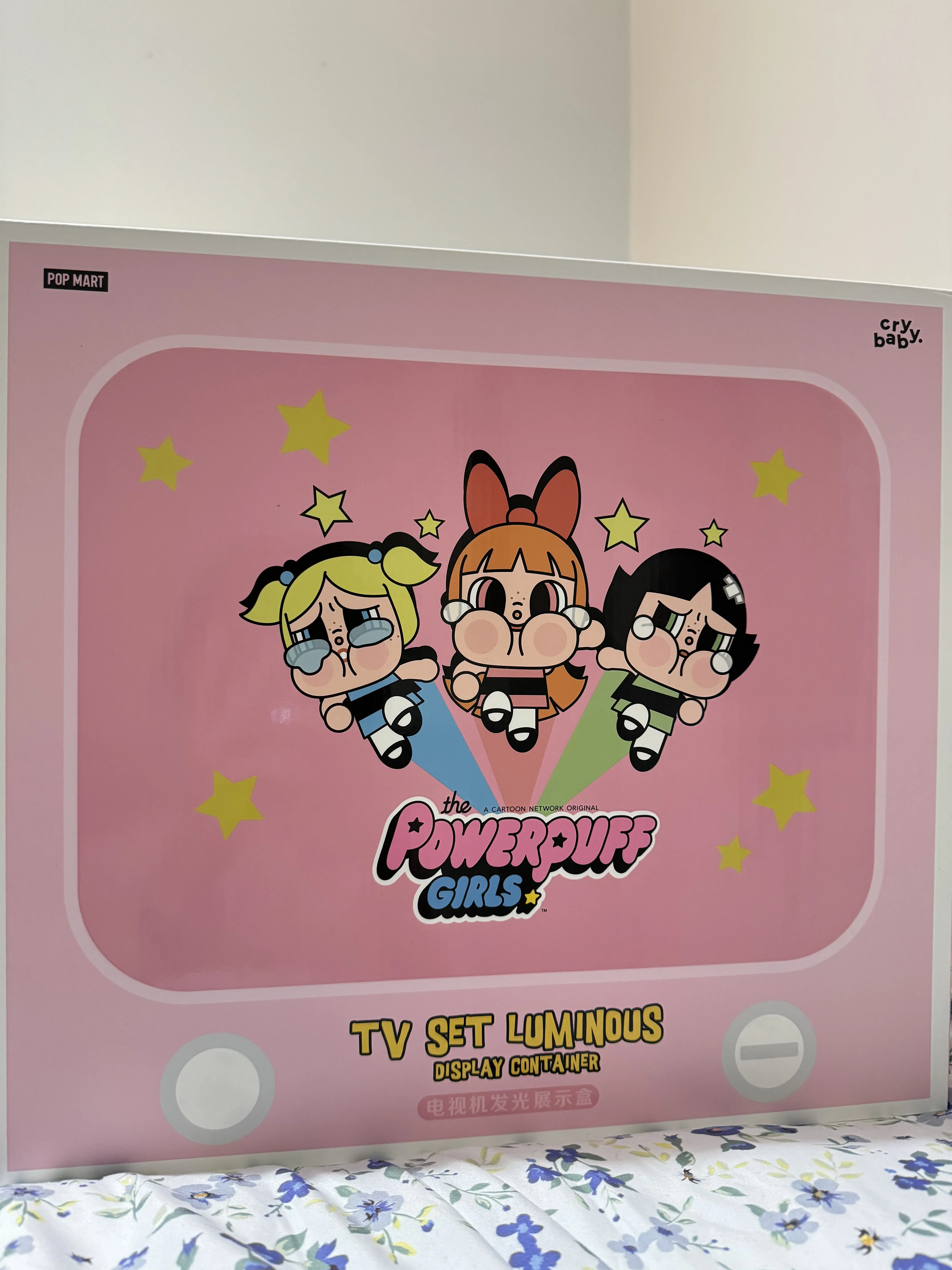 CRYBABY × Powerpuff Girls Series-TV Set Luminous Display Container ...