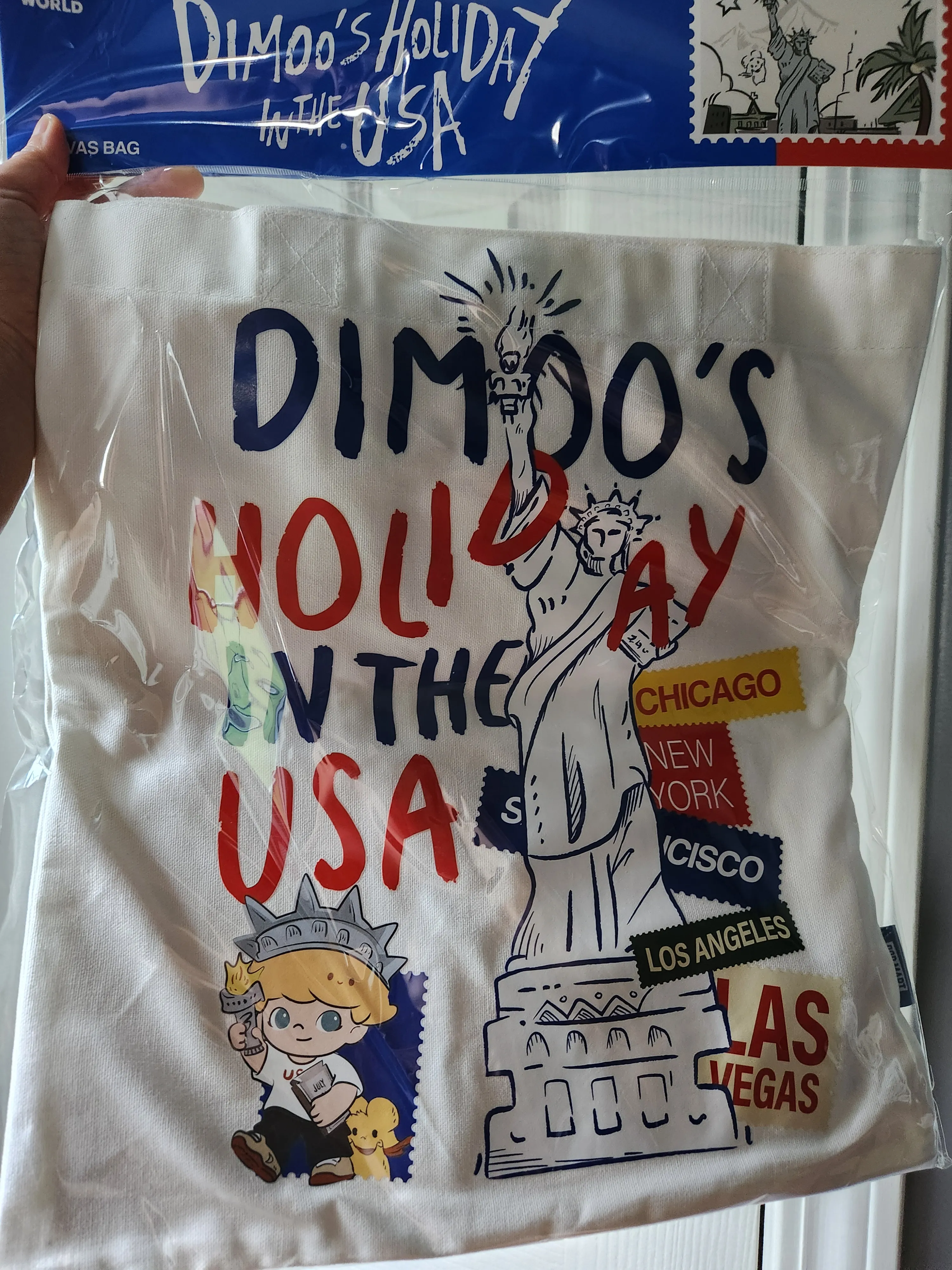 DIMOO'S HOLIDAY IN THE USA SERIES-Canvas Bag | Bags - POP MART (Canada)