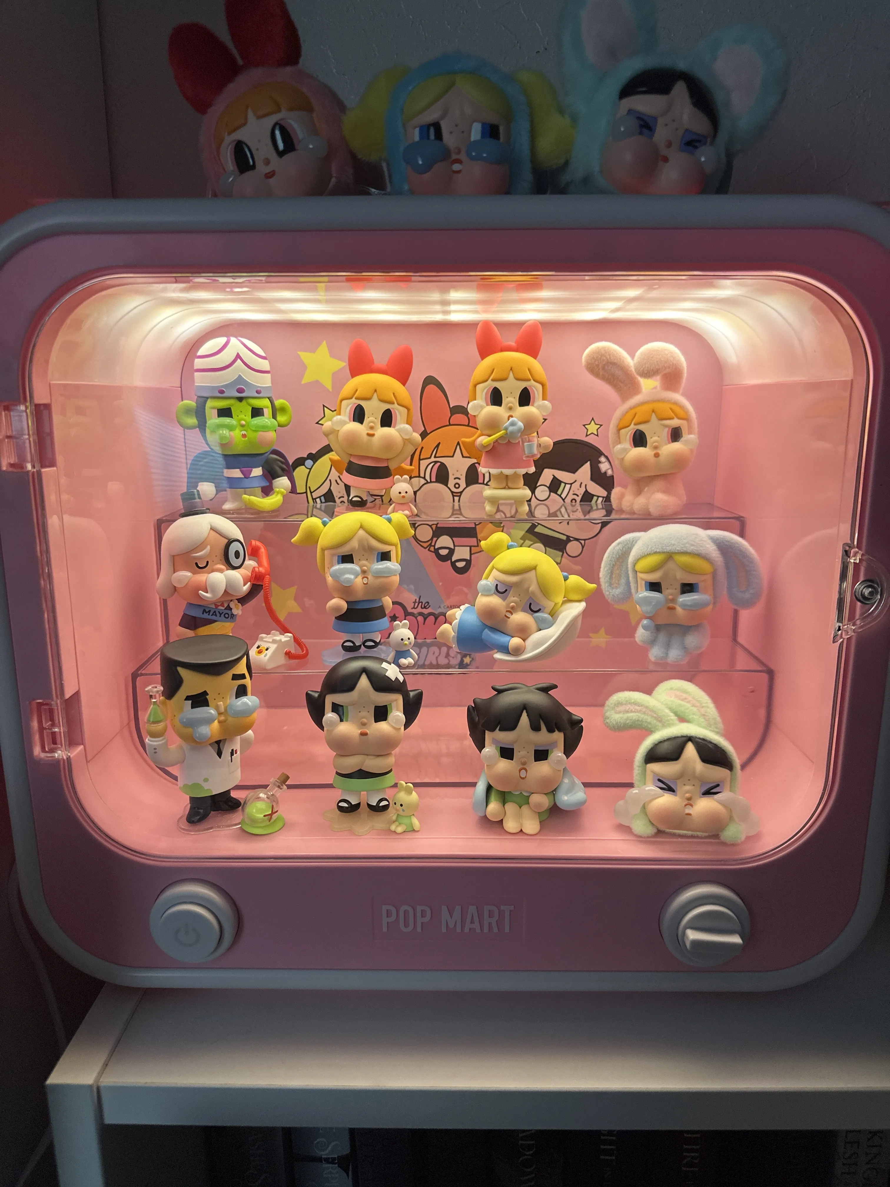 CRYBABY × Powerpuff Girls Series-TV Set Luminous Display Container ...