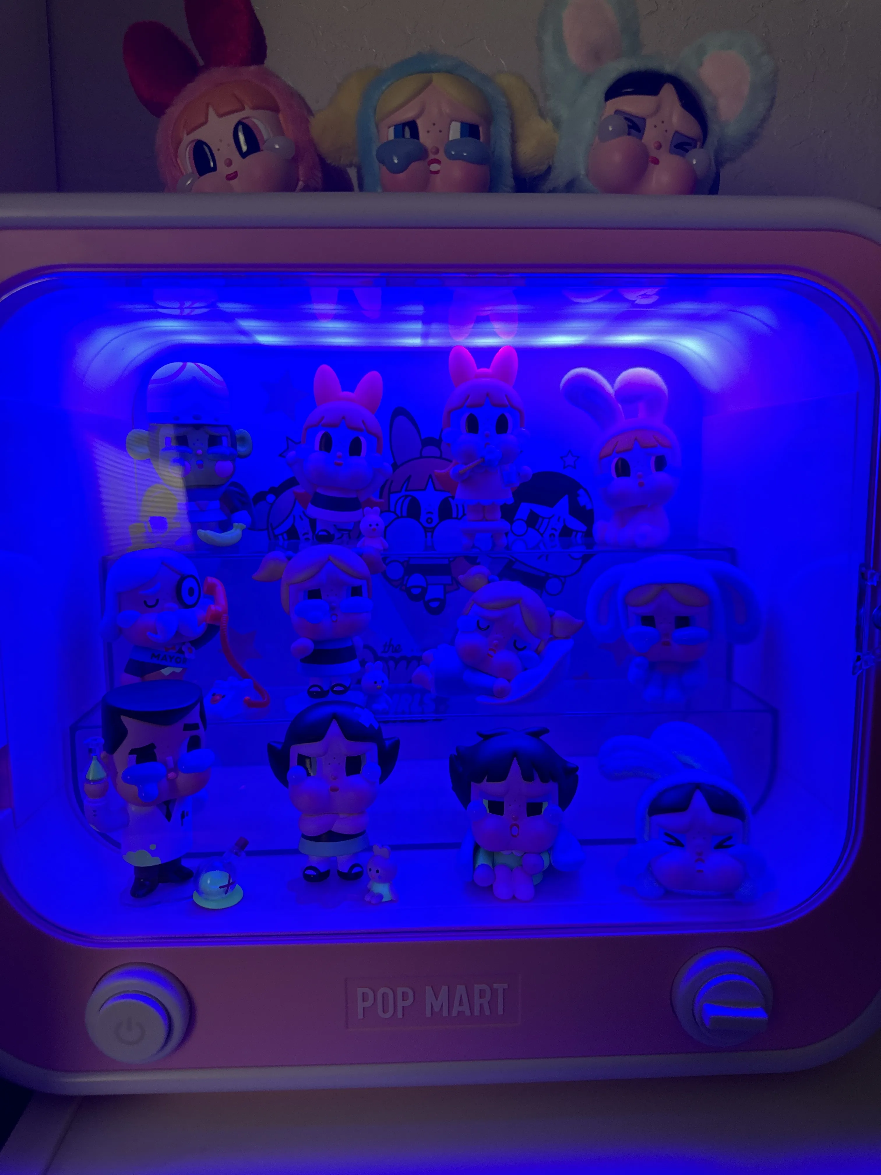 CRYBABY × Powerpuff Girls Series-TV Set Luminous Display Container ...