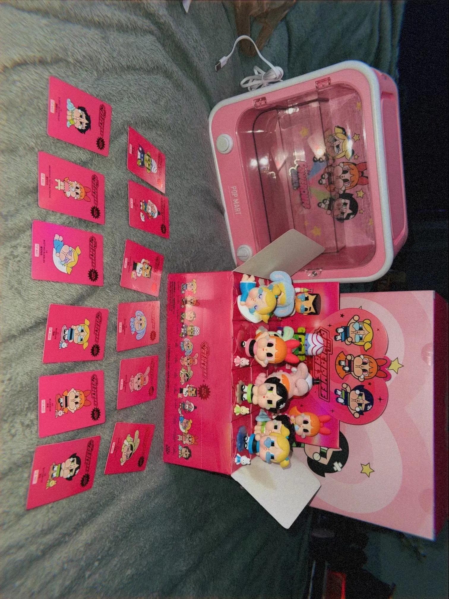 CRYBABY × Powerpuff Girls Series-TV Set Luminous Display Container ...