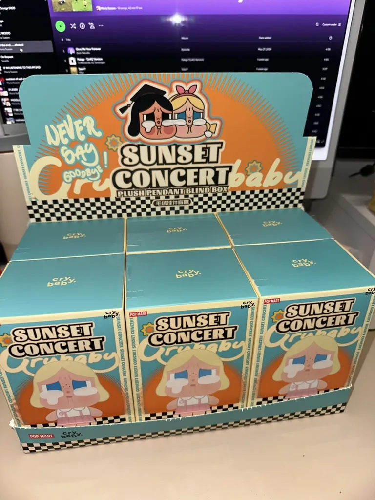 CRYBABY Sunset Concert Series-Plush Pendant Blind Box | Accessories ALL ...