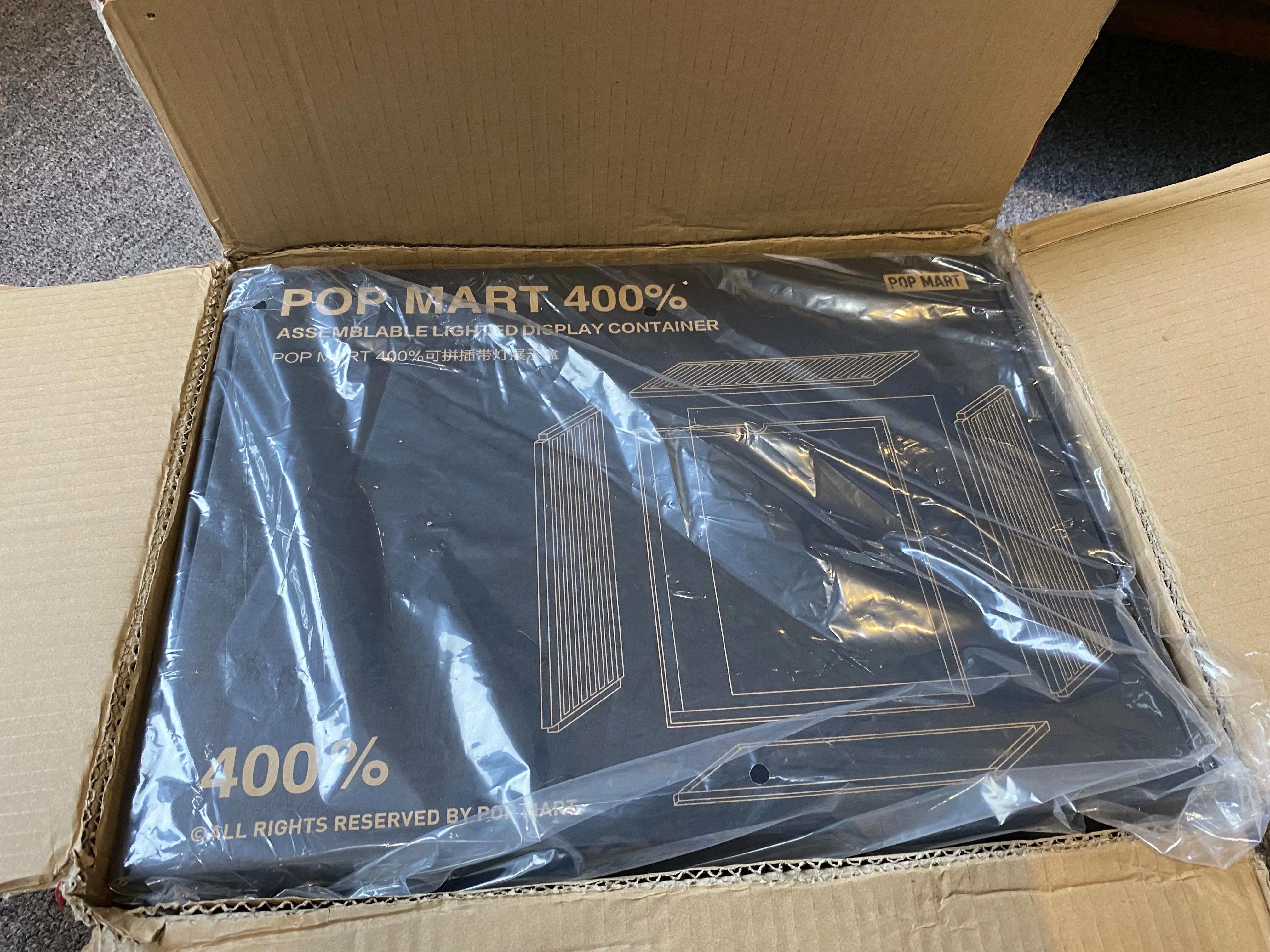 POP MART 400% Assemblable Lighted Display Container - POP MART (United ...