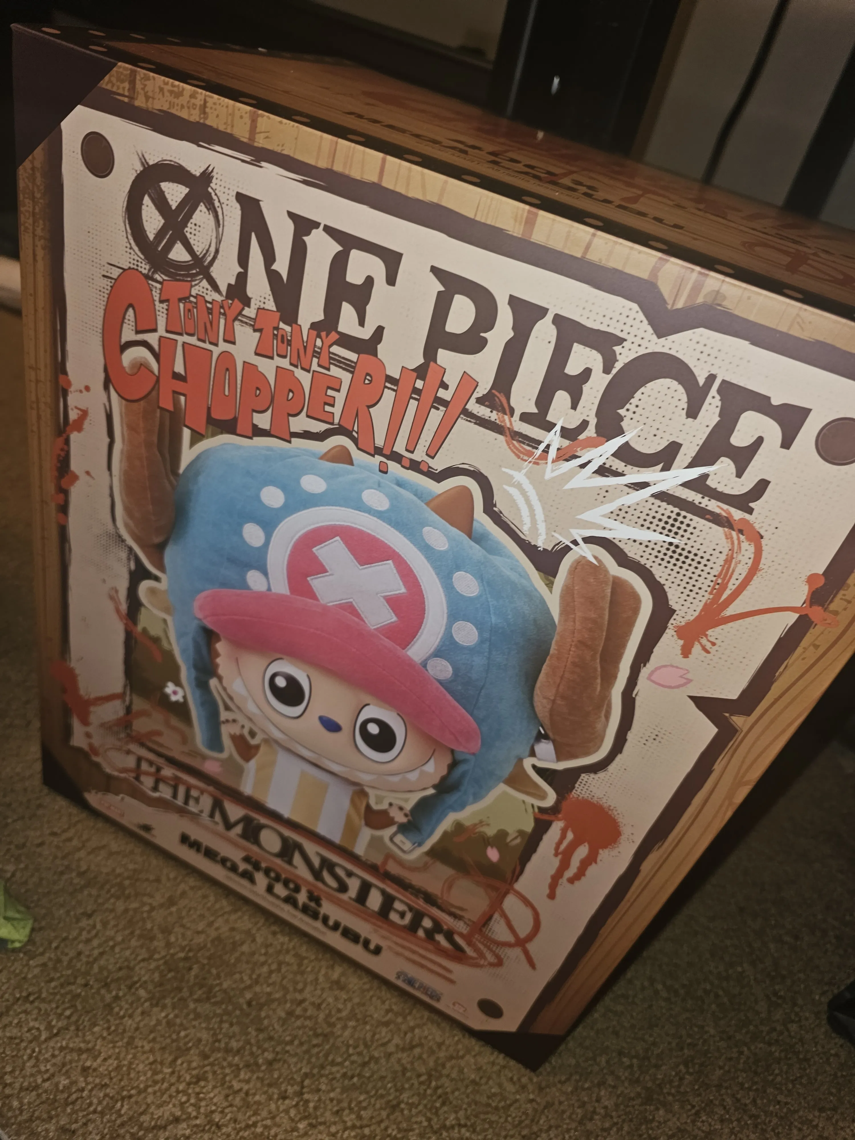 MEGA LABUBU 400% TONY TONY CHOPPER - POP MART (United States)