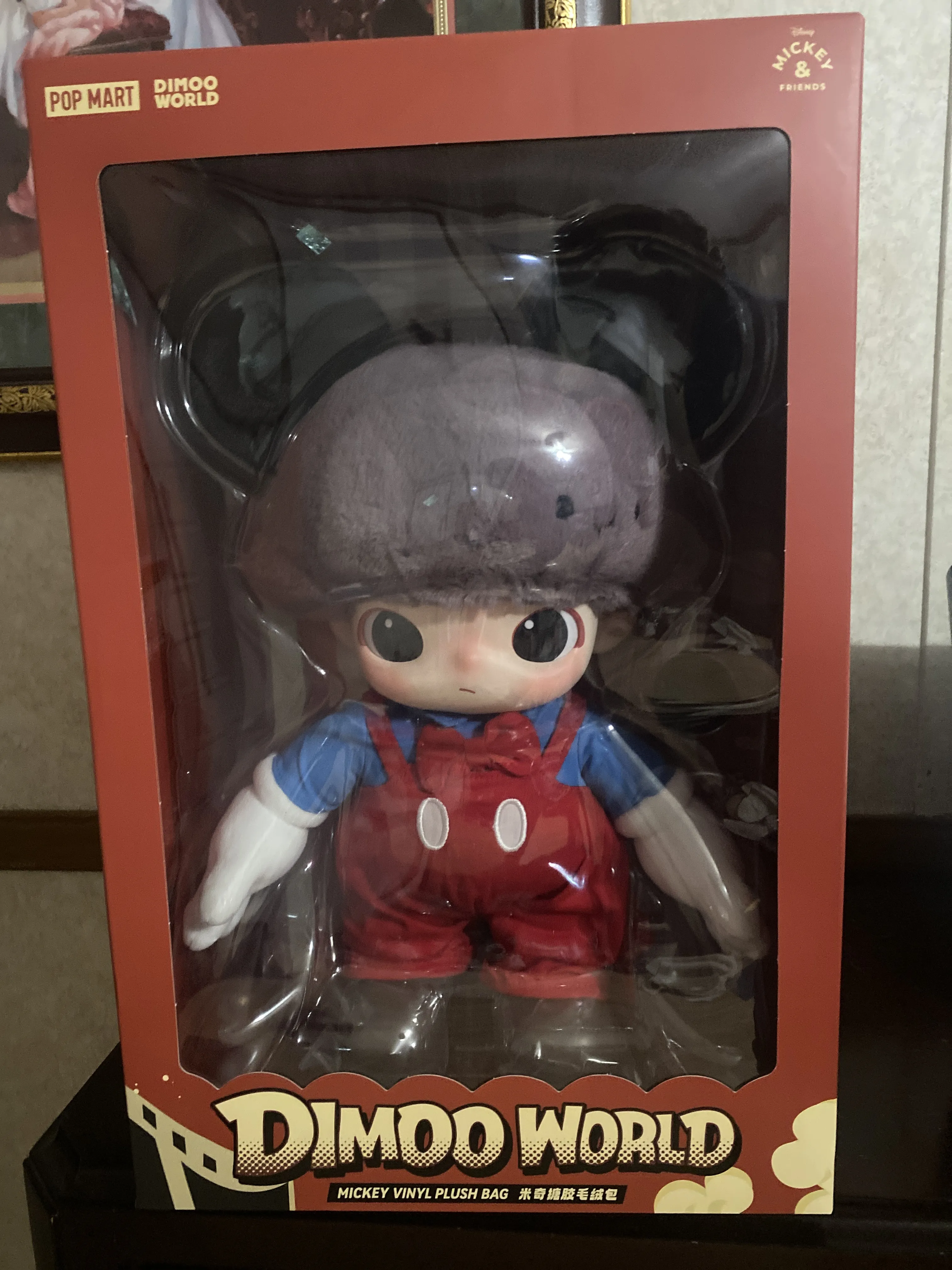 DIMOO WORLD × DISNEY Series-Mickey Vinyl Plush Bag - POP MART (United ...