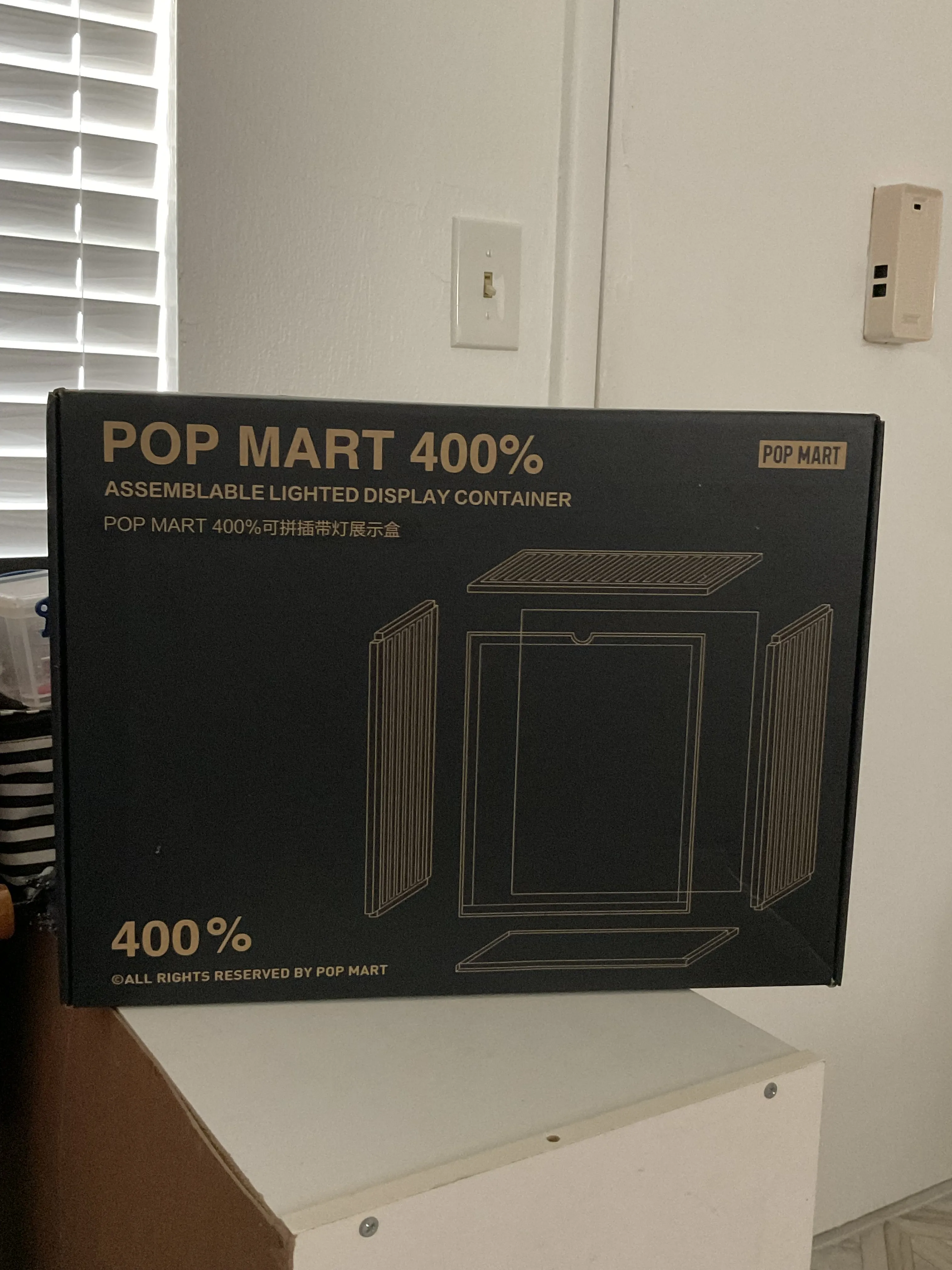 POP MART 400% Assemblable Lighted Display Container - POP MART (United ...