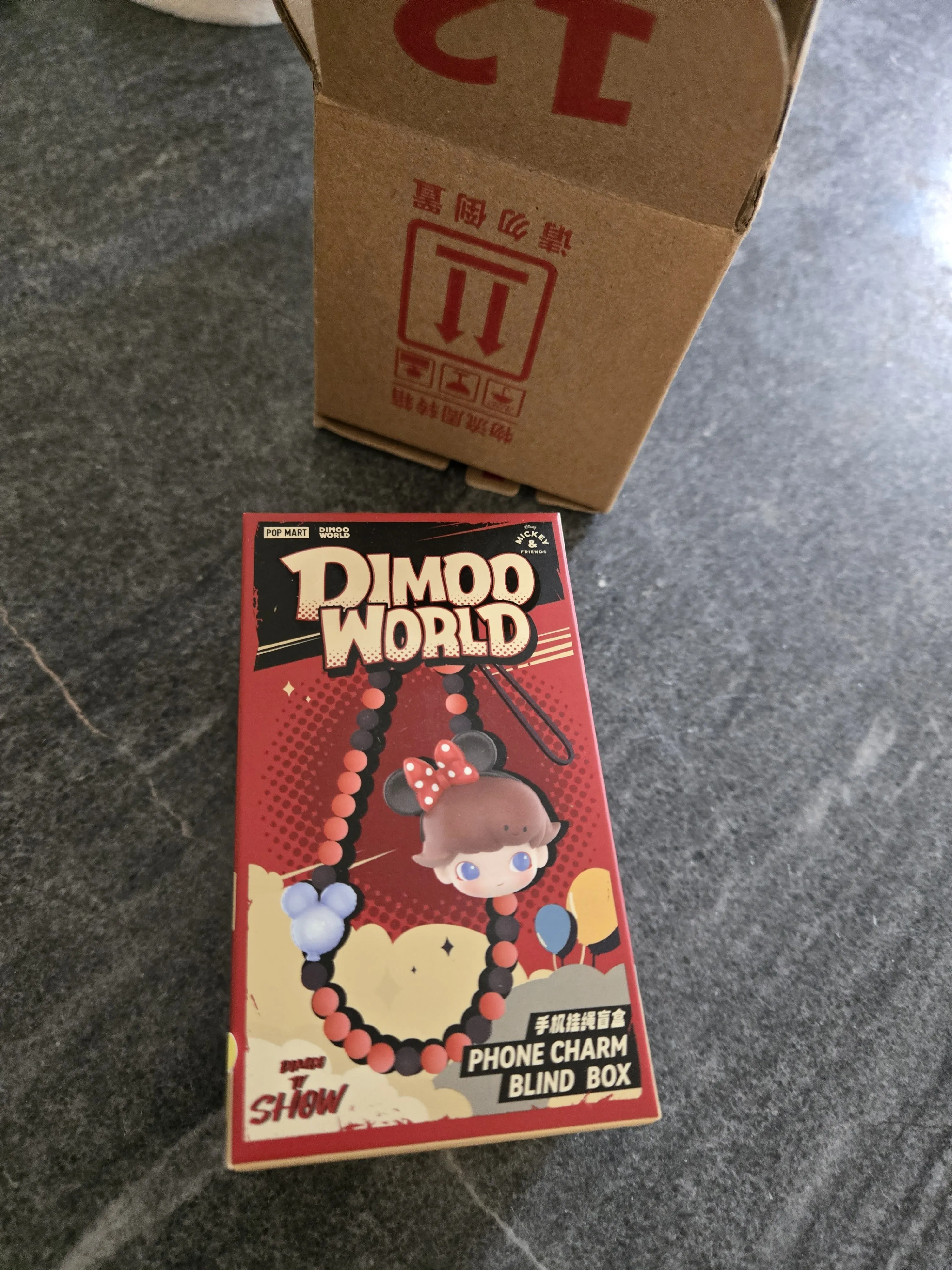 POP NOW:DIMOO WORLD × DISNEY Series-Mobile Phone Lanyard Blind Box ...