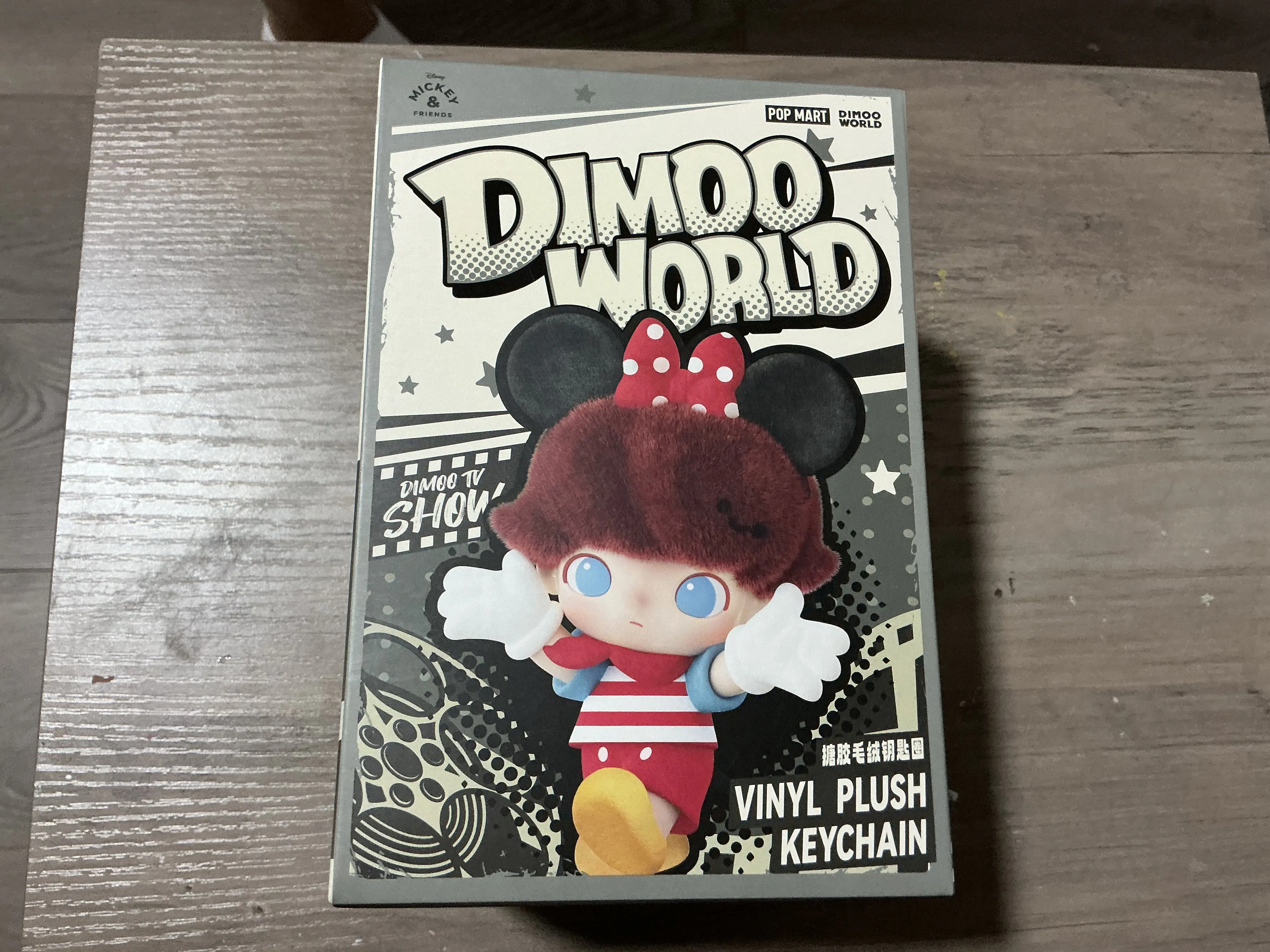 DIMOO WORLD × DISNEY Series-Vinyl Plush Keychain Blind Box - POP MART ...