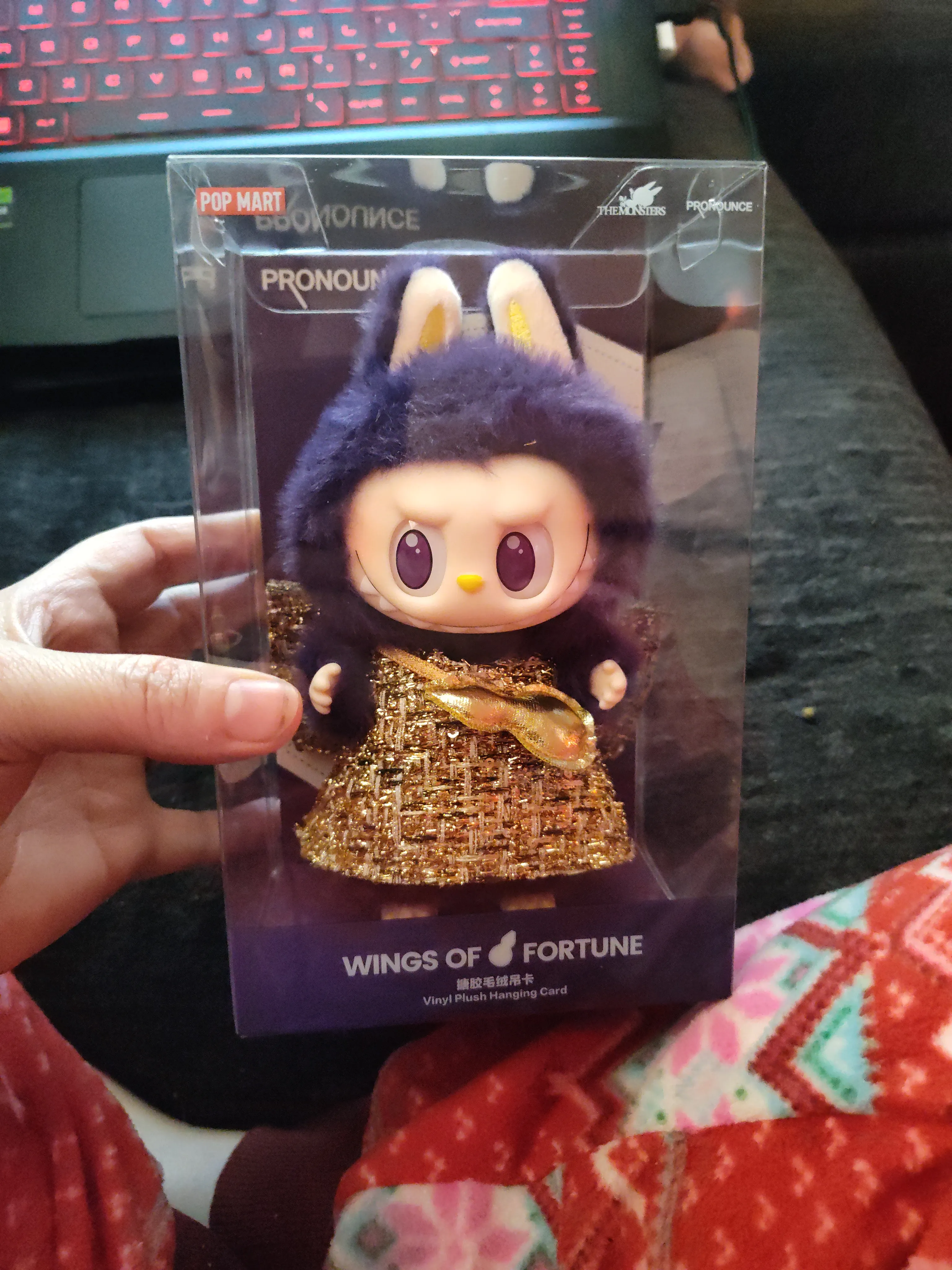 LABUBU × PRONOUNCE - WINGS OF FORTUNE Vinyl Plush Hanging Card - POP ...