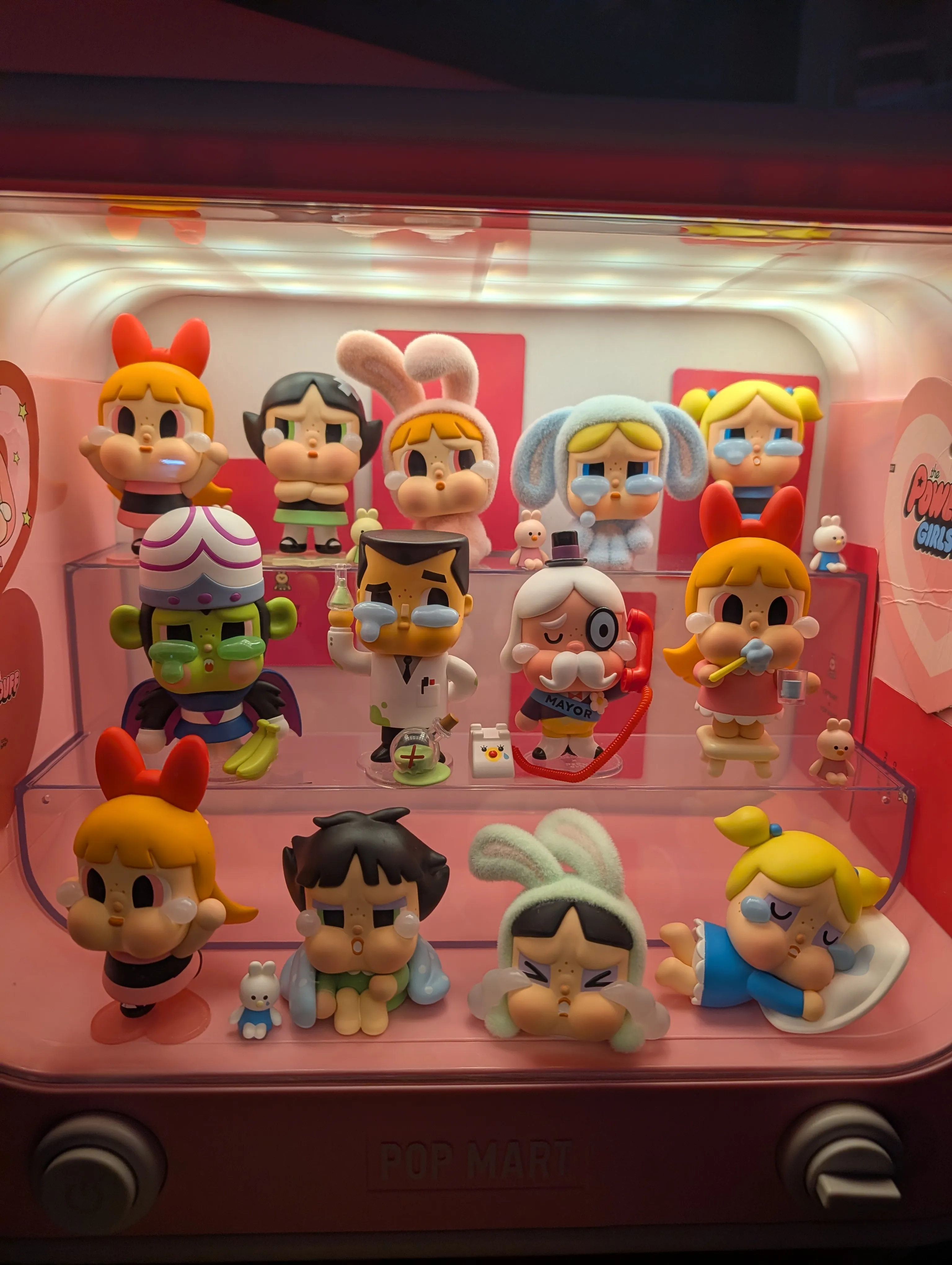 CRYBABY × Powerpuff Girls Series-TV Set Luminous Display Container ...
